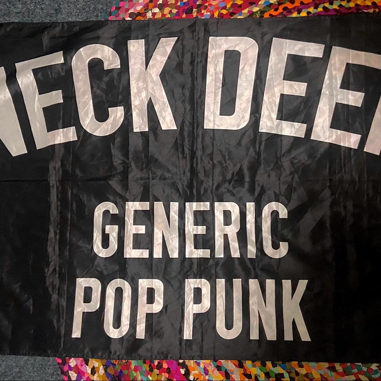 Neck Deep Generic Pop Punk Flag black #neckdeep... - Depop