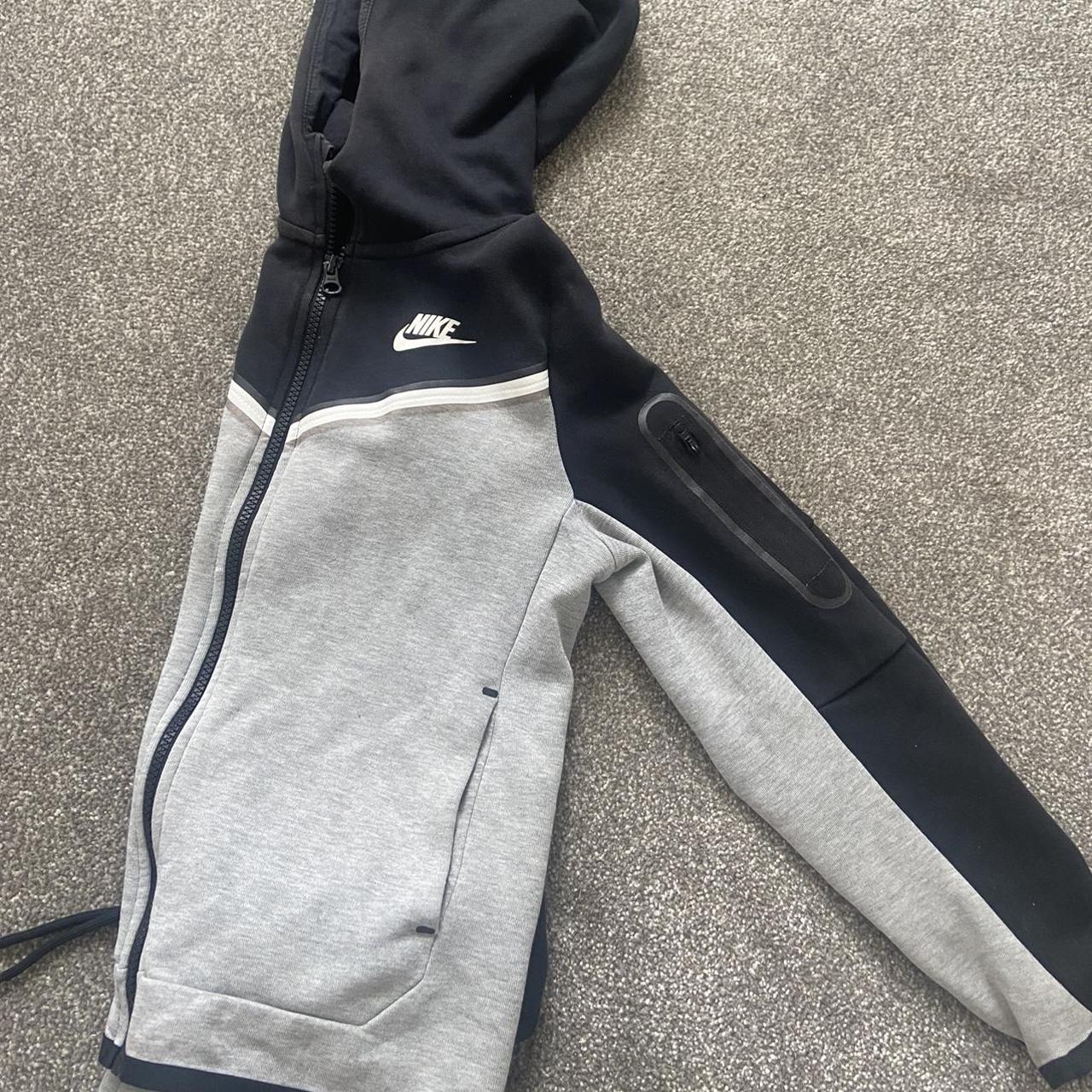 Nike tech boys M (10-12yrs) grey and black... - Depop