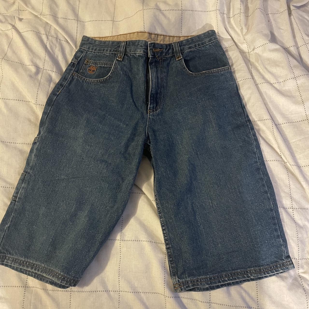 Timberland jorts / jean shorts. Comfy fit. 28” waist... - Depop