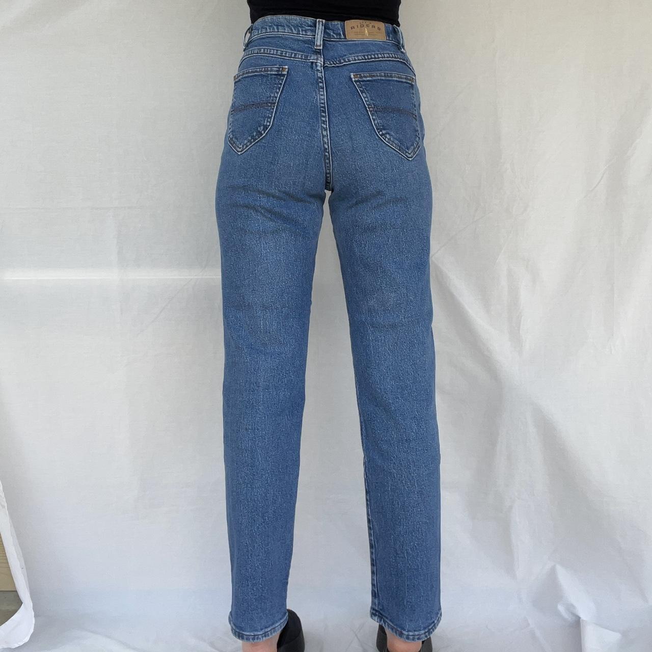 High waisted medium wash blue jeans!💫 in great... - Depop
