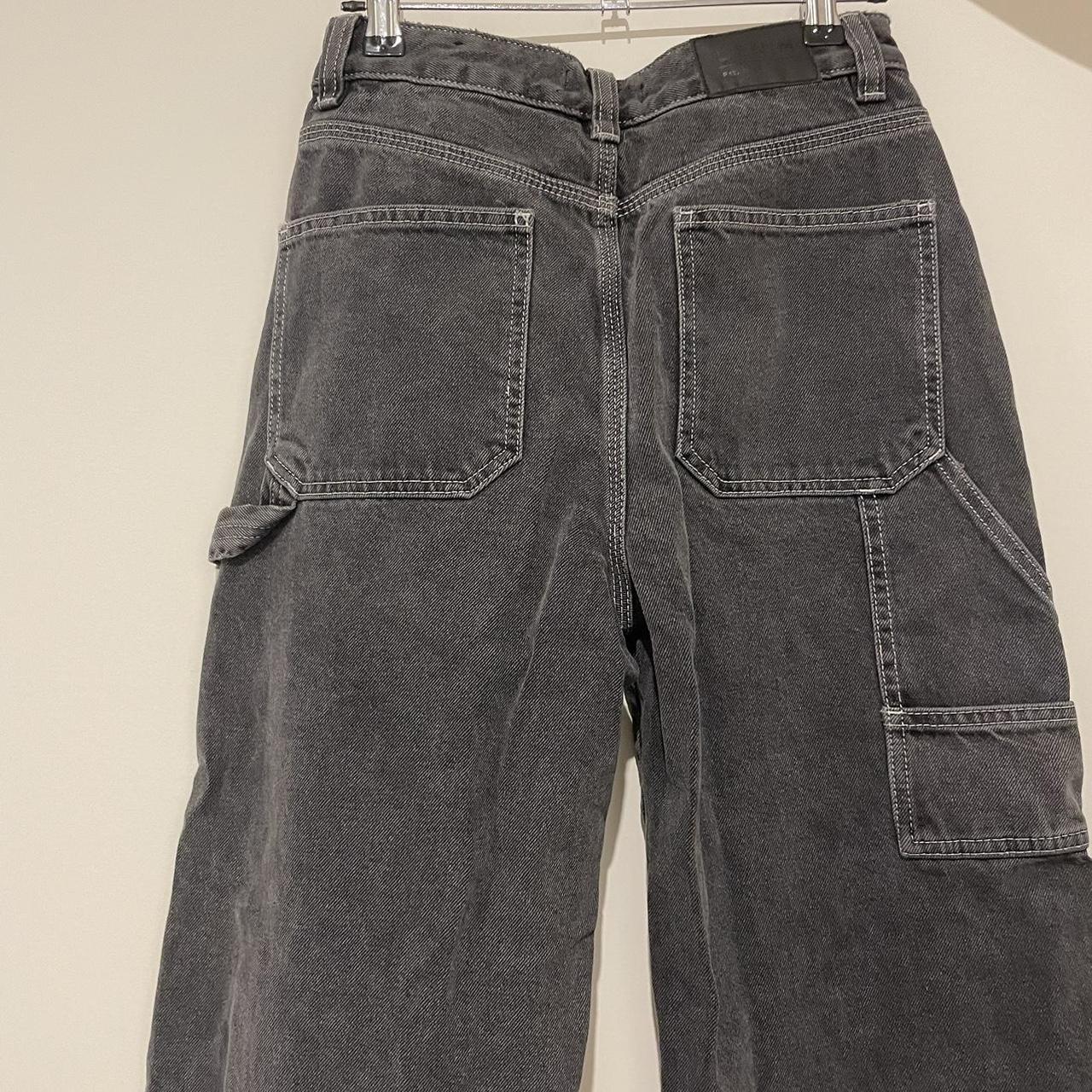 light wash black glassons cargo pants. super... - Depop