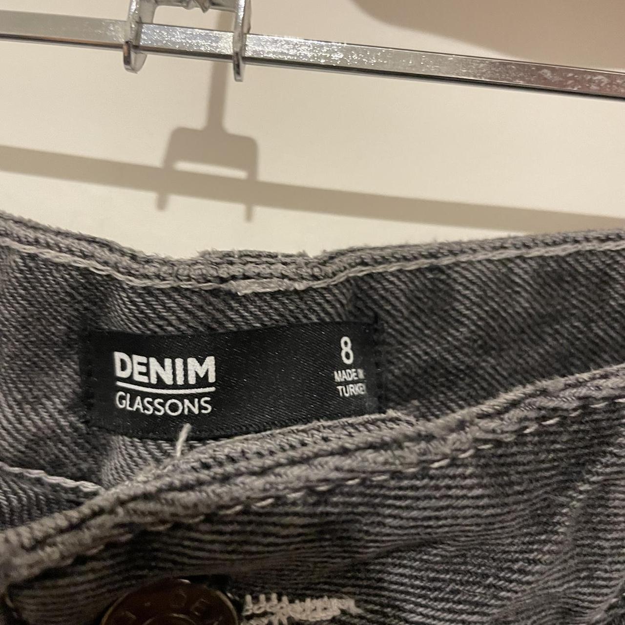 light wash black glassons cargo pants. super... - Depop