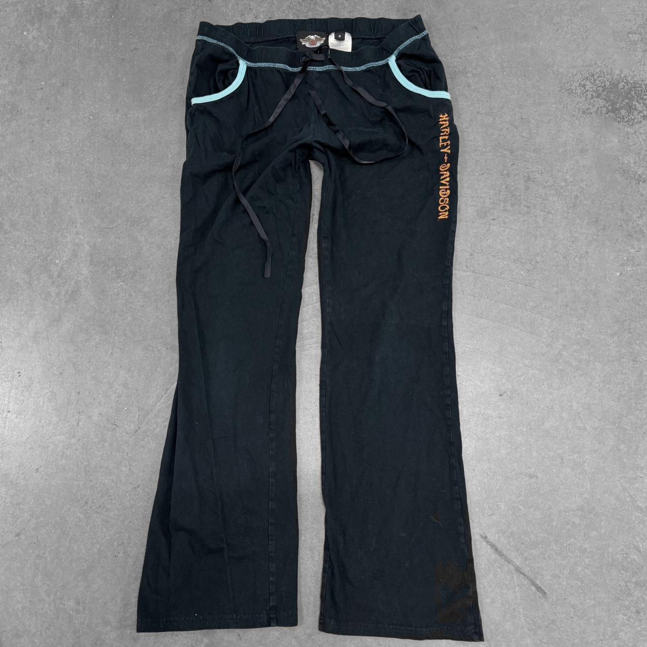 Harley Davidson Low Rise Sweatpants Early 2000’s,... - Depop