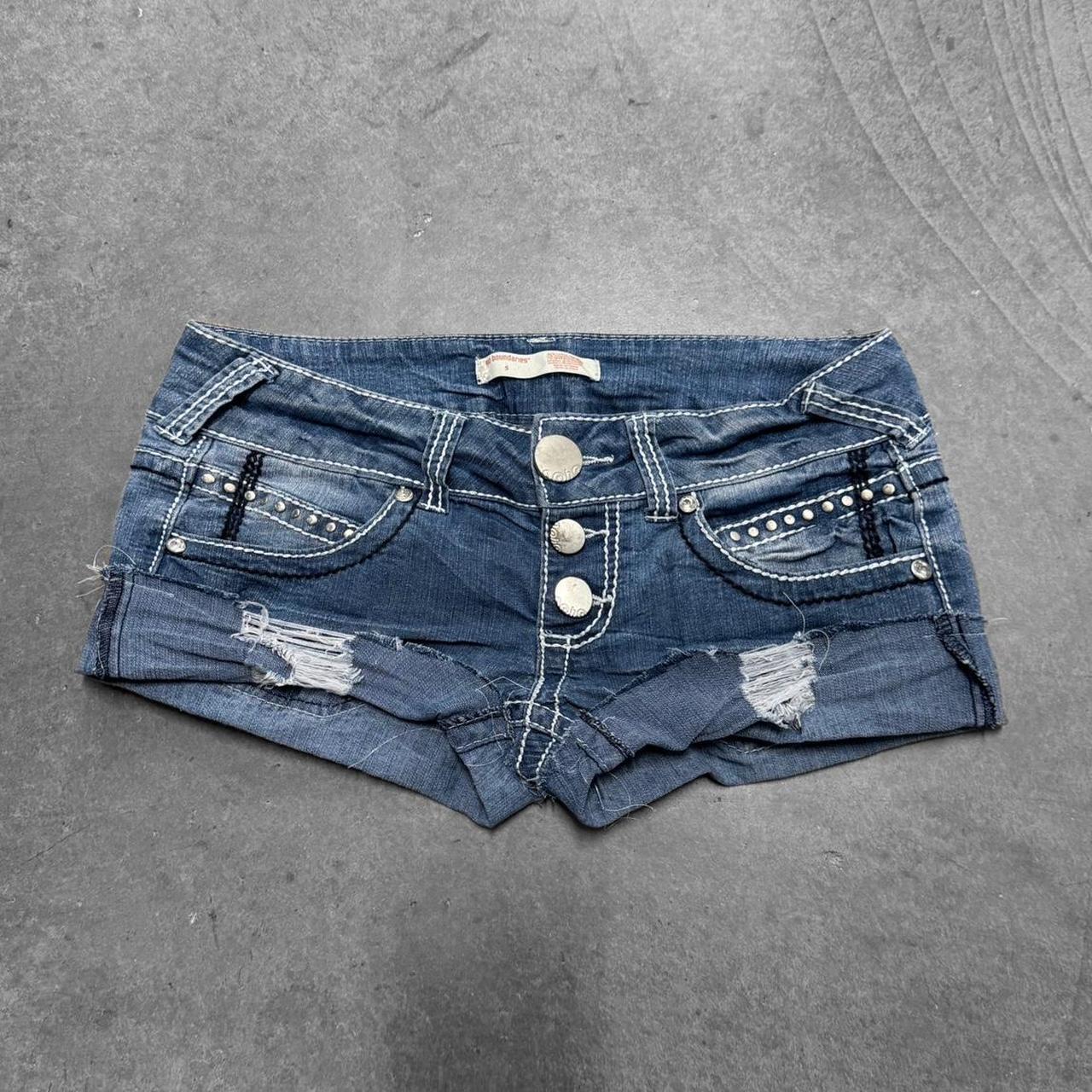 No Boundaries Low Rise Denim Shorts The perfect... - Depop