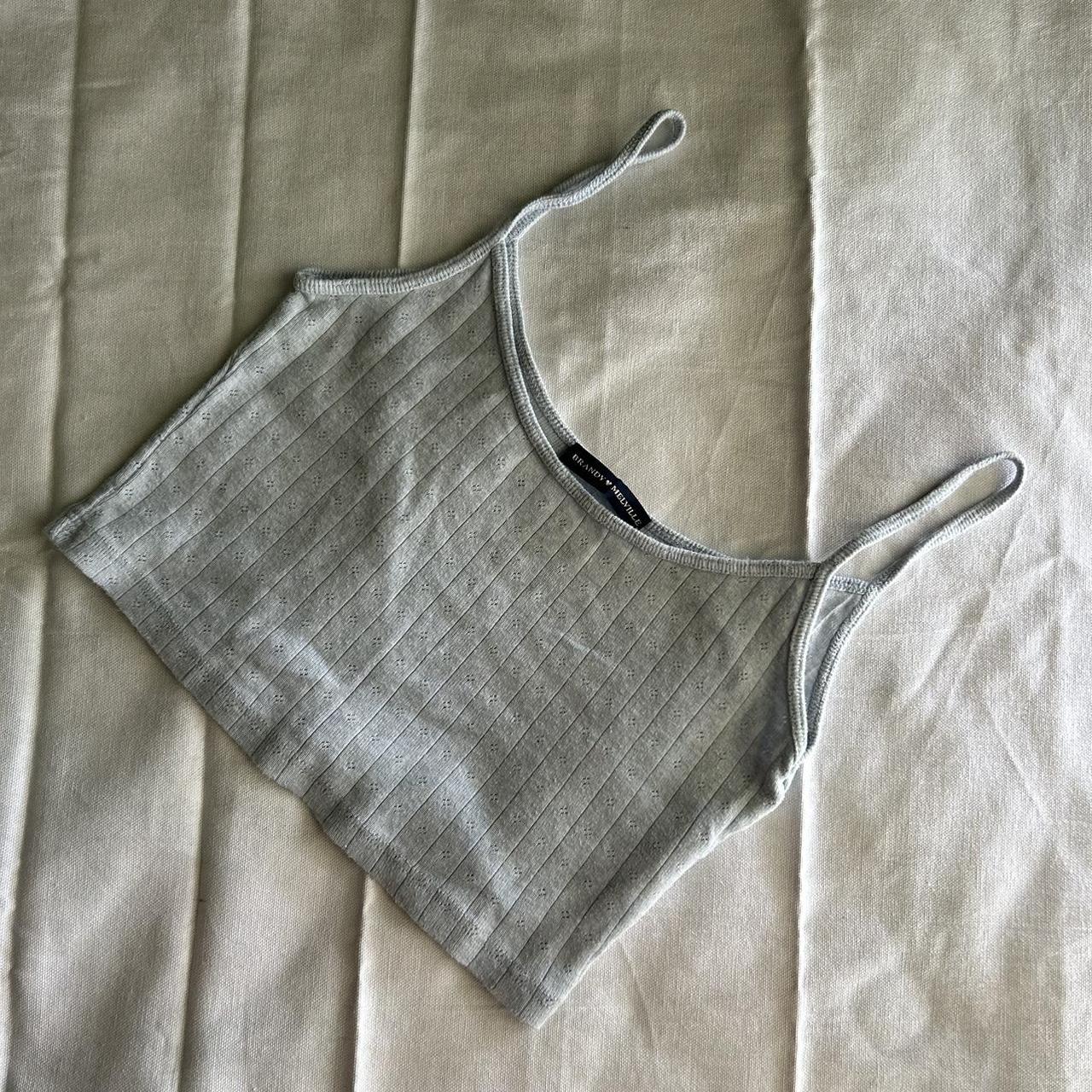 Brandy Melville, Heather, blue tank top Great... - Depop