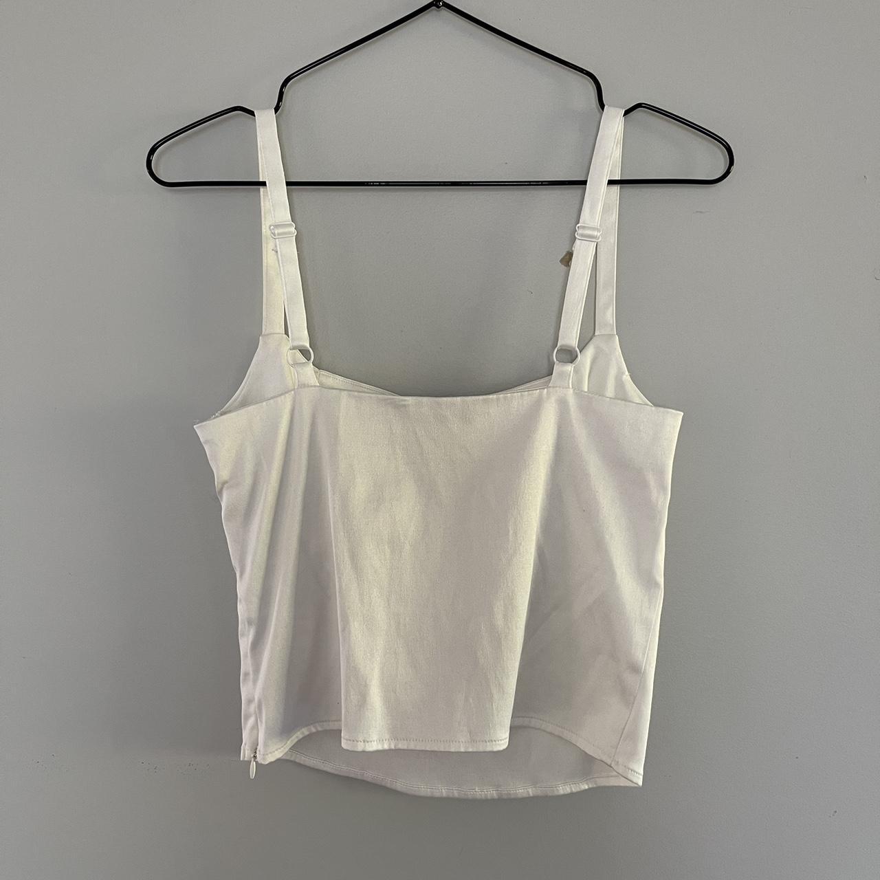 Glassons going out top White satin So cute with... - Depop