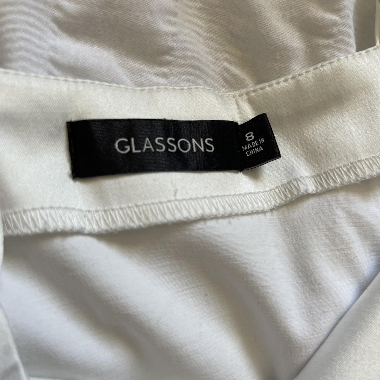 Glassons going out top White satin So cute with... - Depop
