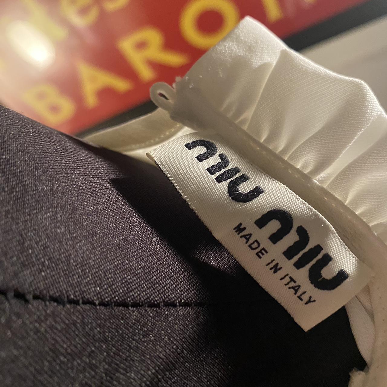 MIU MIU schoolgirl chic uniform layered two in one... - Depop