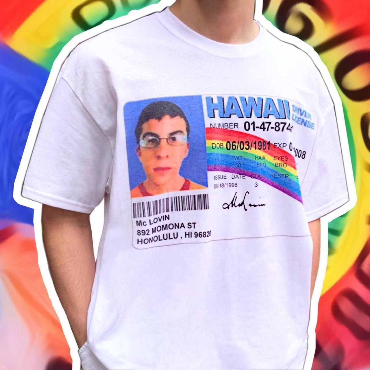 Mclovin ID Card Superbad Graphic T-shirt unisex... | Depop