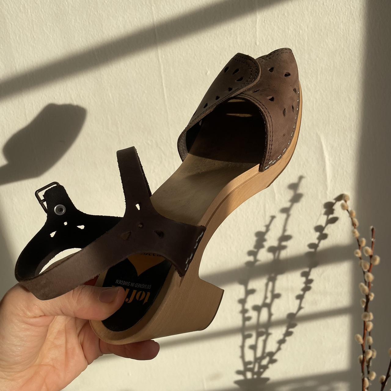 Lightly worn sandal by Swedish hasbeens. Size 41.... | Depop