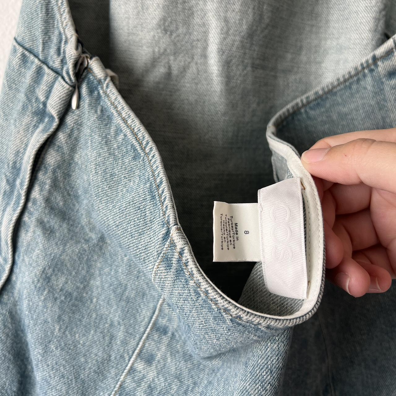 COS denim halter top Never worn - Depop