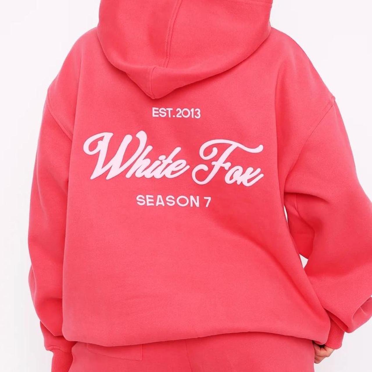 White Fox Season 7 Oversized Hoodie Sorbet - Pink... | Depop