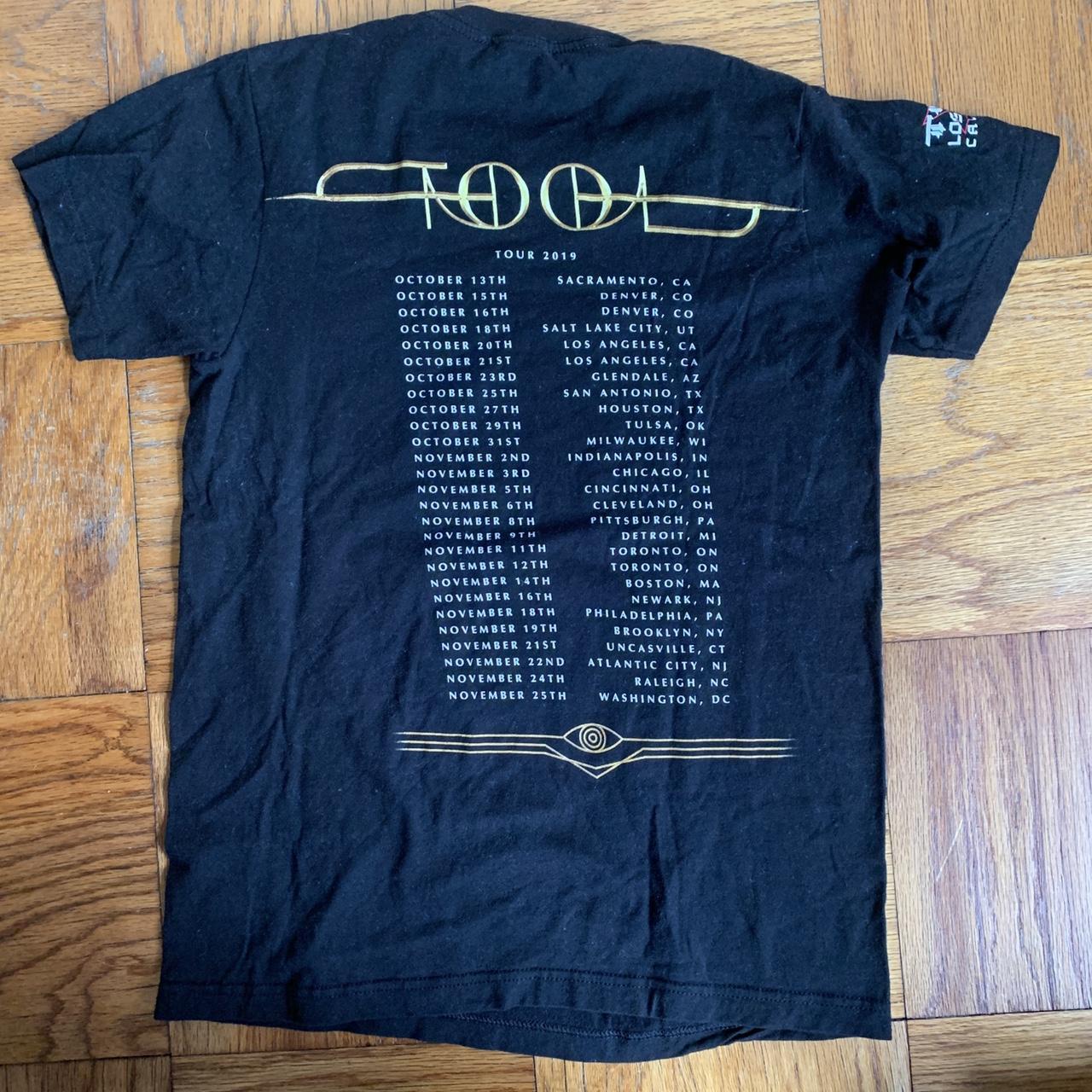 Tool Band Tour Merch 2019 tour graphic t shirt back... - Depop
