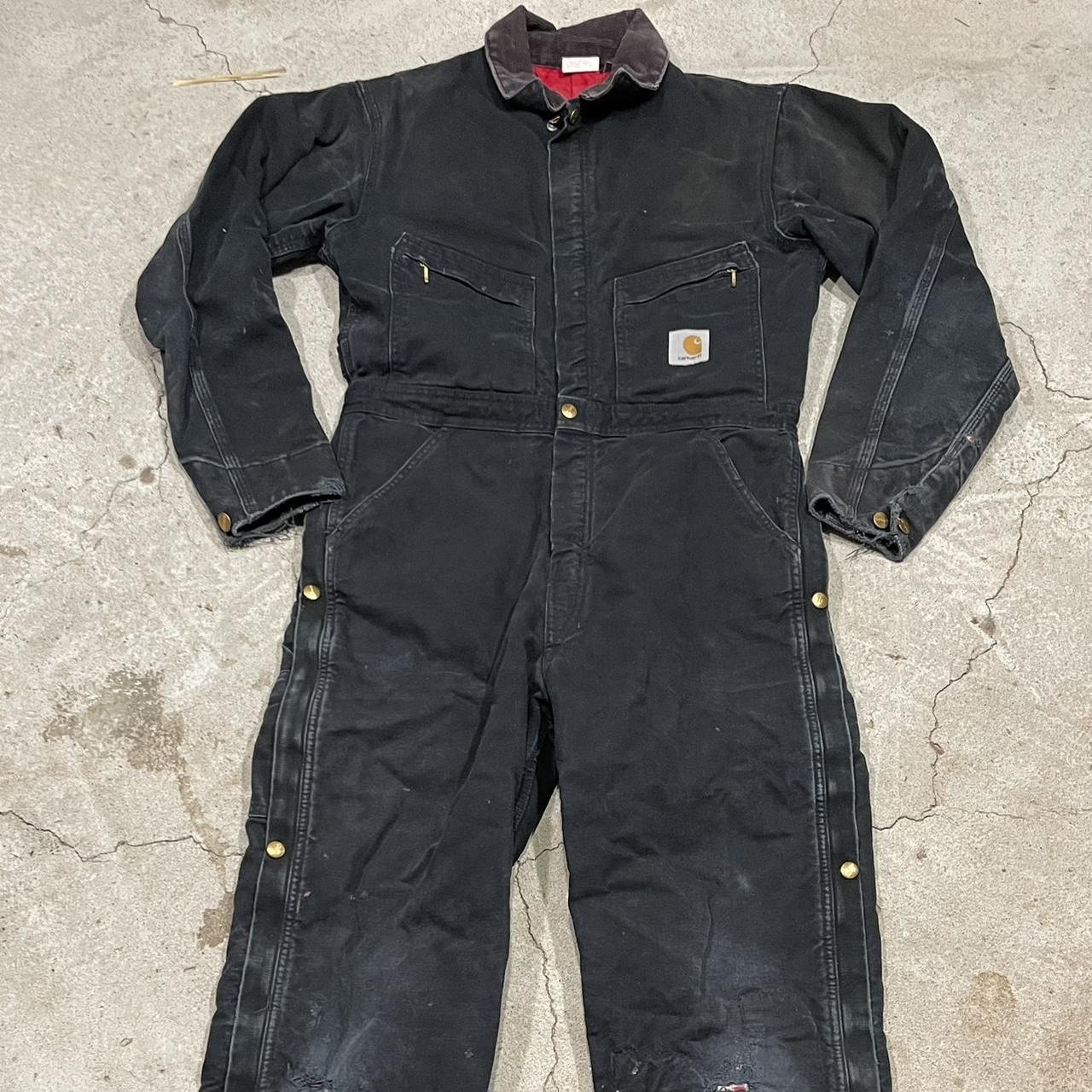Vintage 80s Carhartt Coveralls Size 36 Beautifully... - Depop