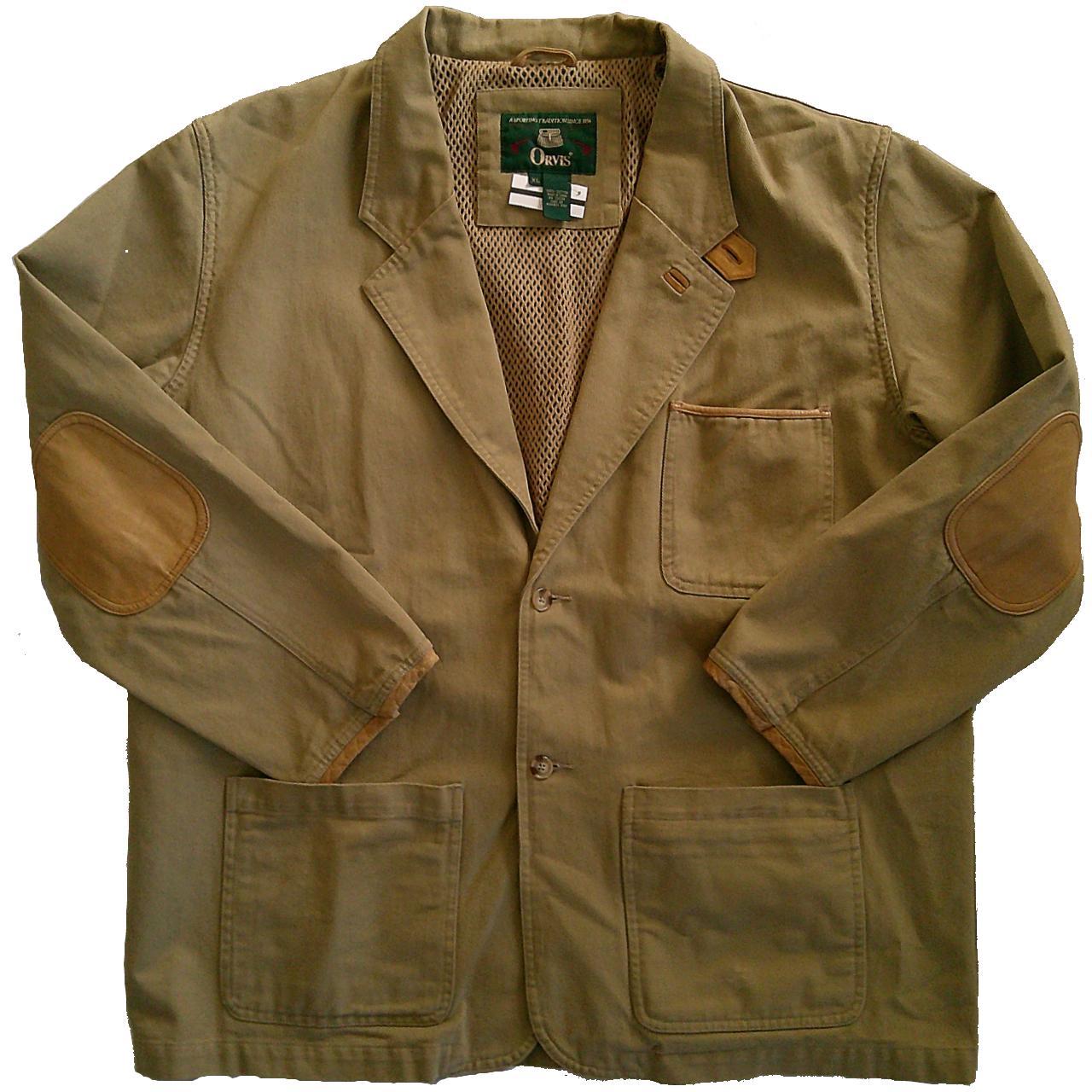 Flawless Vintage Men's size XL khaki Overcoat by Orvis. - Depop