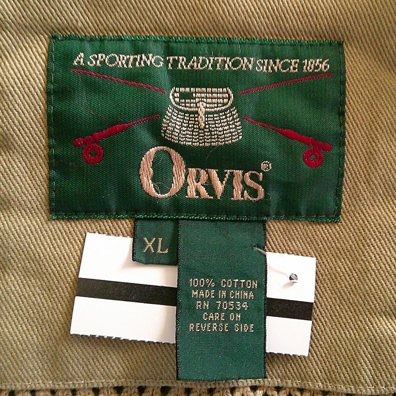 Flawless Vintage Men's size XL khaki Overcoat by Orvis. - Depop