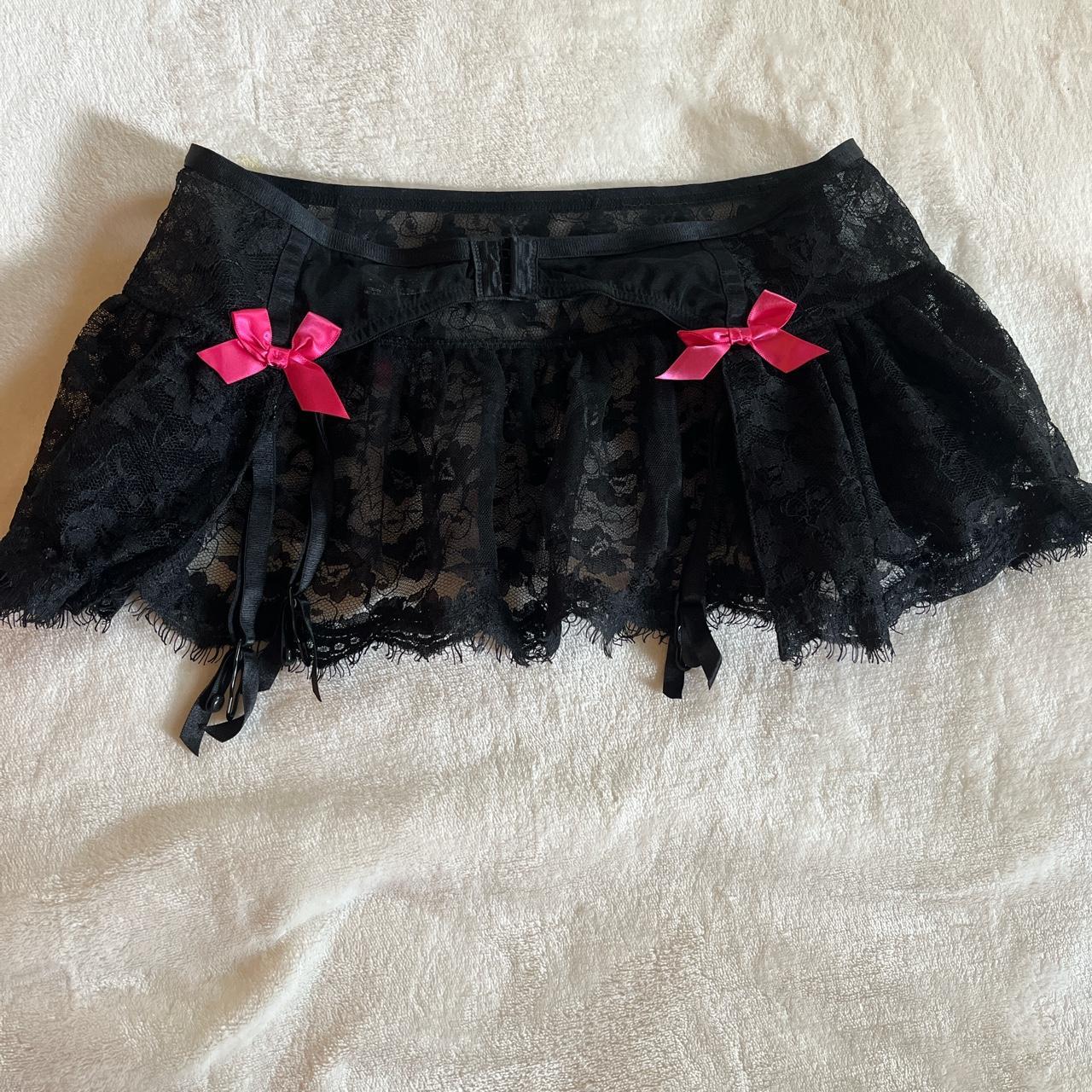 Victoria’s Secret sexy little things lace mini skirt... - Depop