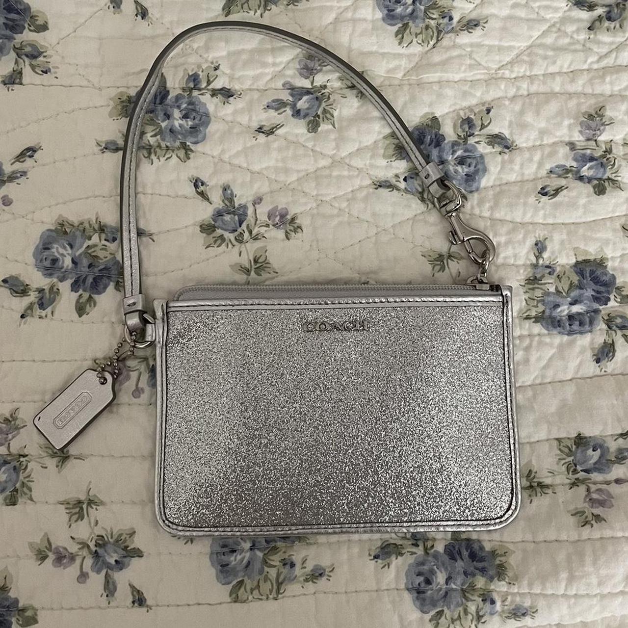 sparkly coach wristlet 🪩 - never been used but so... - Depop