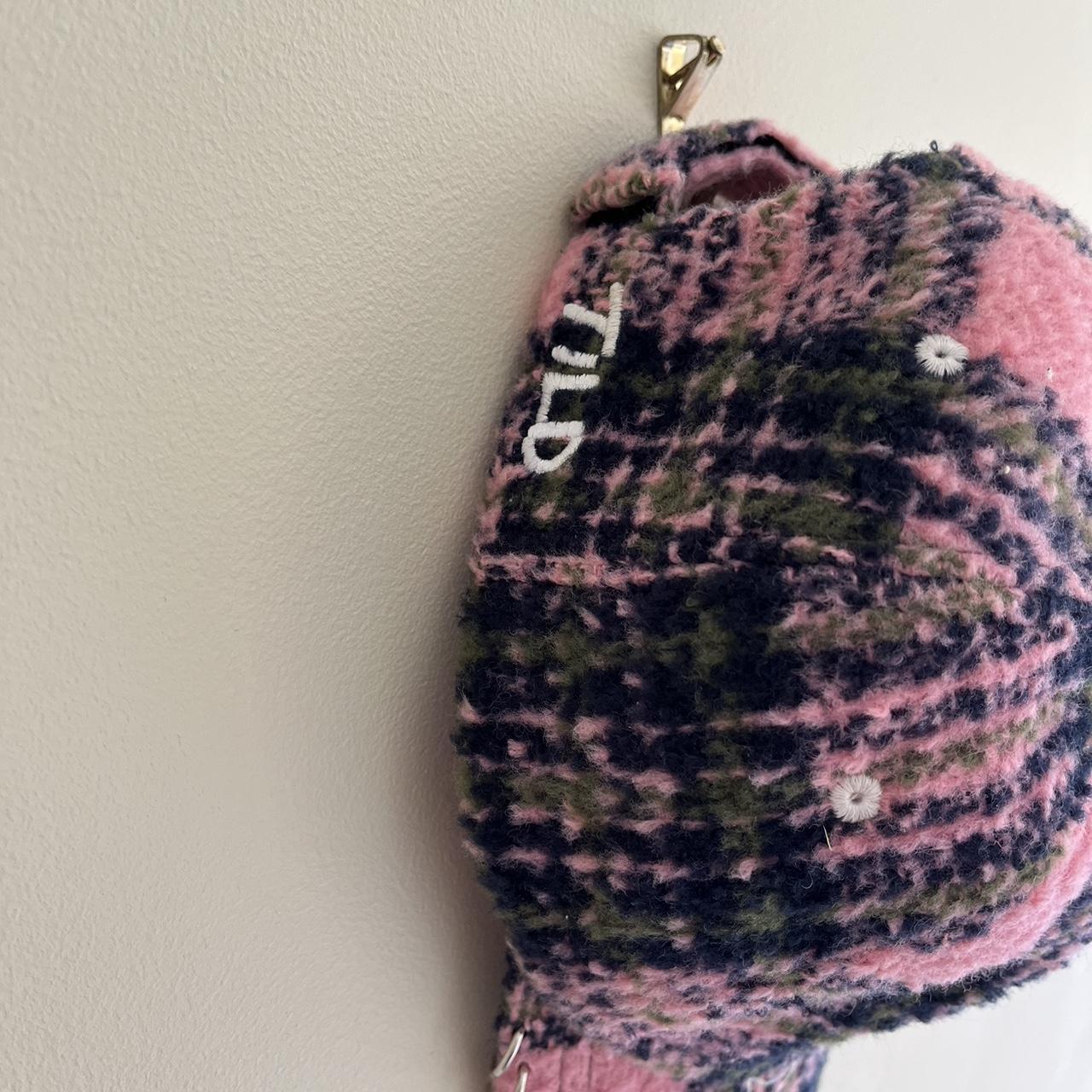Pink and black TILD plaid cap 🧢🧢 Good condition,... - Depop