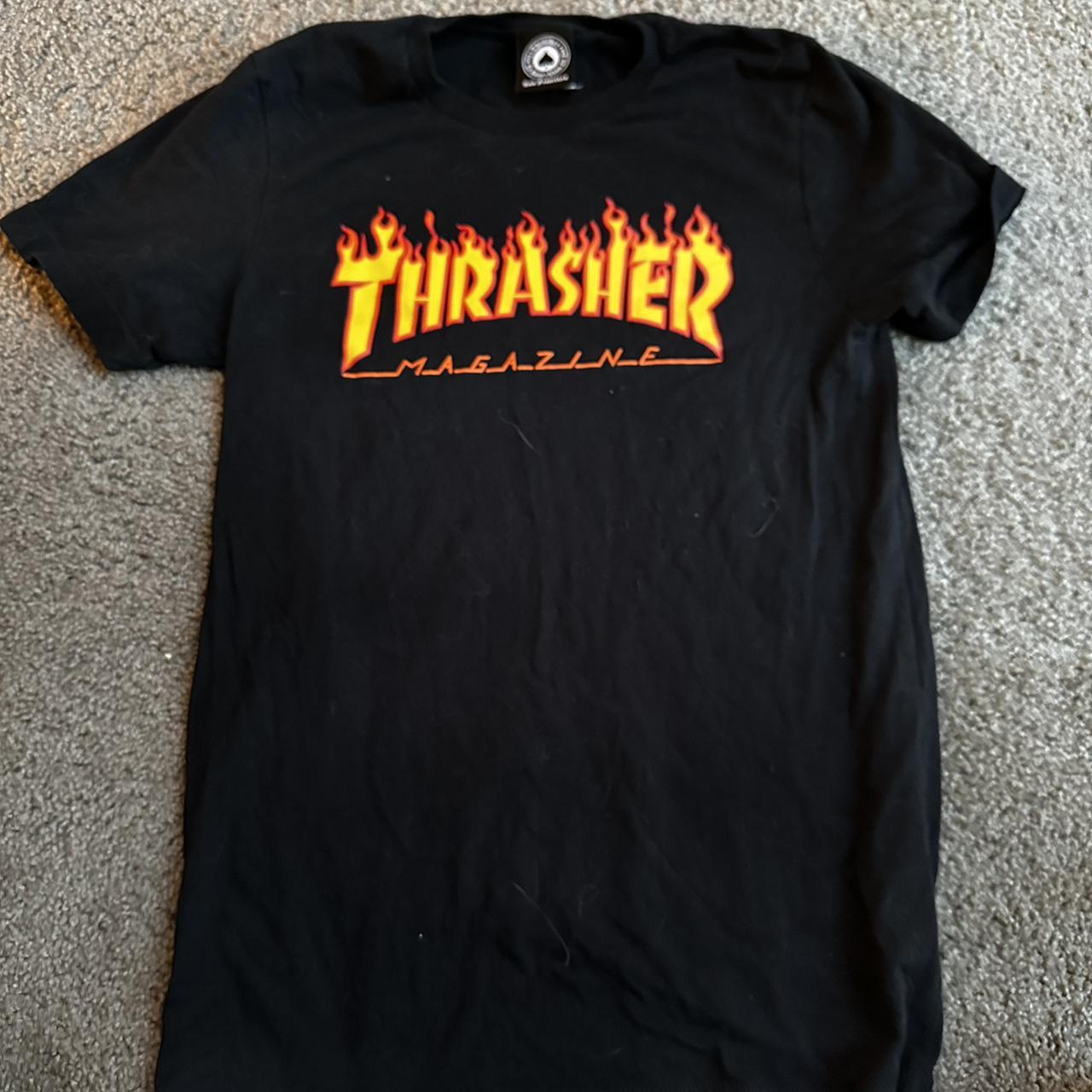 Thrasher skater shirt Classic piece to have in your... - Depop