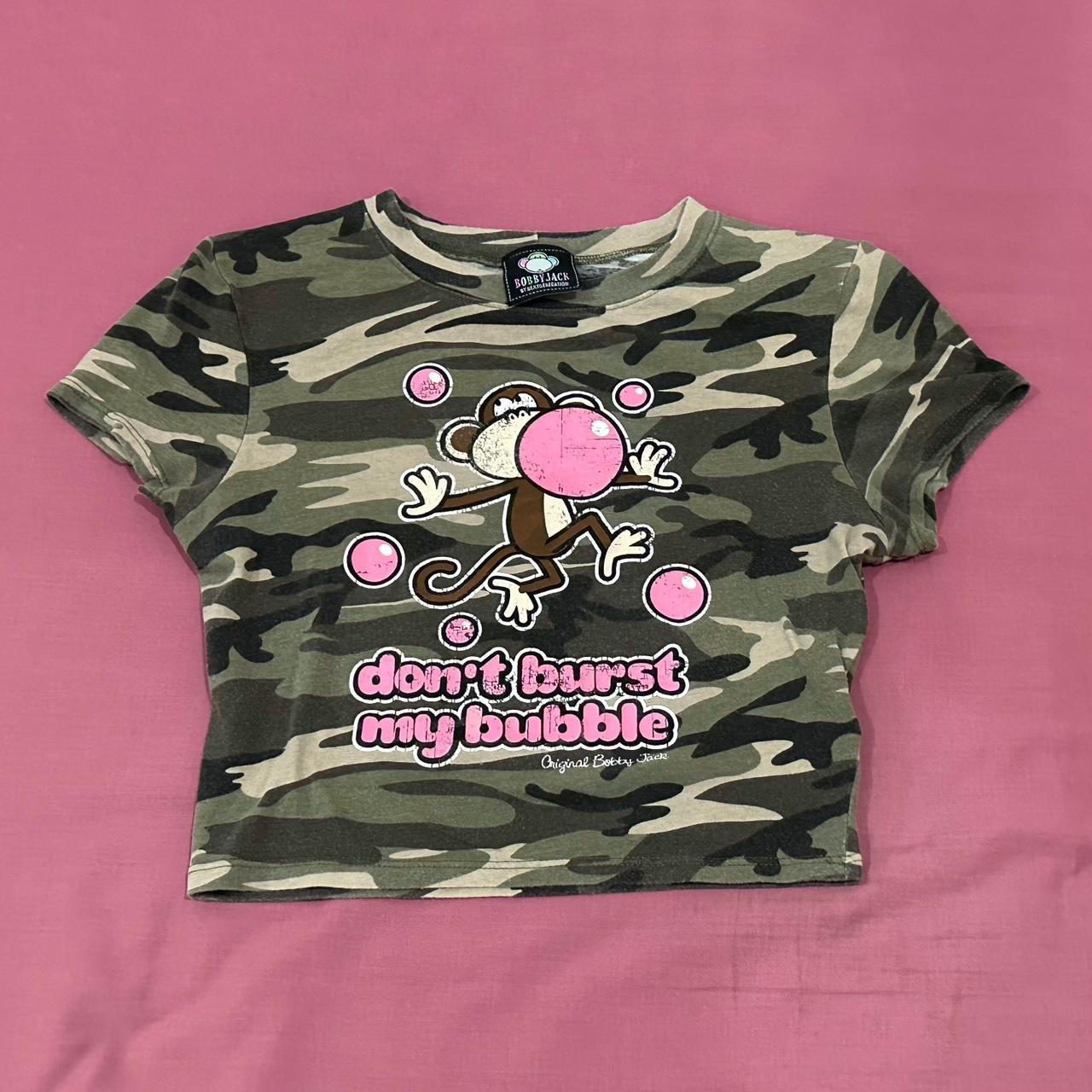 bobby jack ‘don’t burst my bubble’ 🫧 camo print baby... - Depop