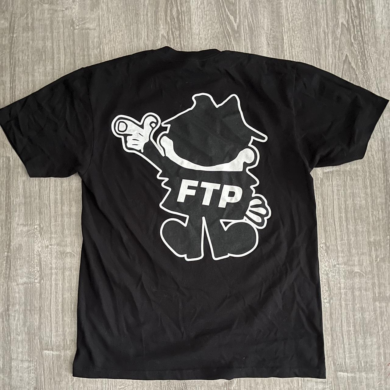 Ftp x thrasher black Boris tee #thrasher #ftp #g59... - Depop
