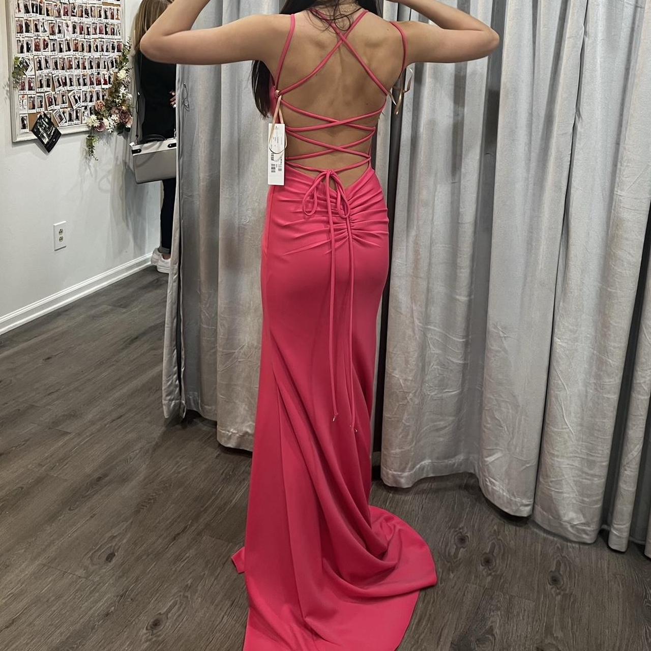 Pink prom dress from Gianna Rose Boutique Size 0... | Depop