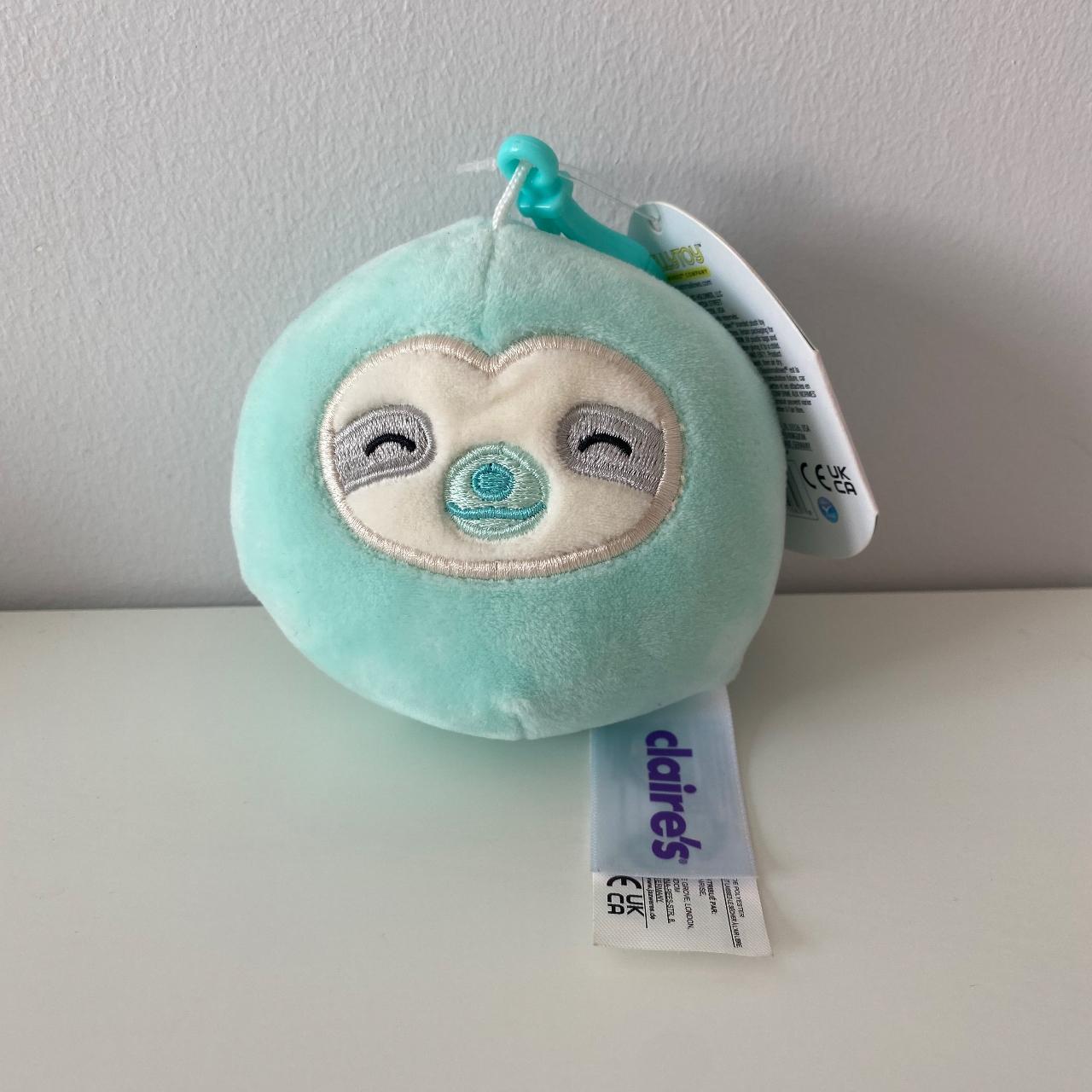 Aqua the Sloth - Squishmallow - Clip - BNWT -... - Depop