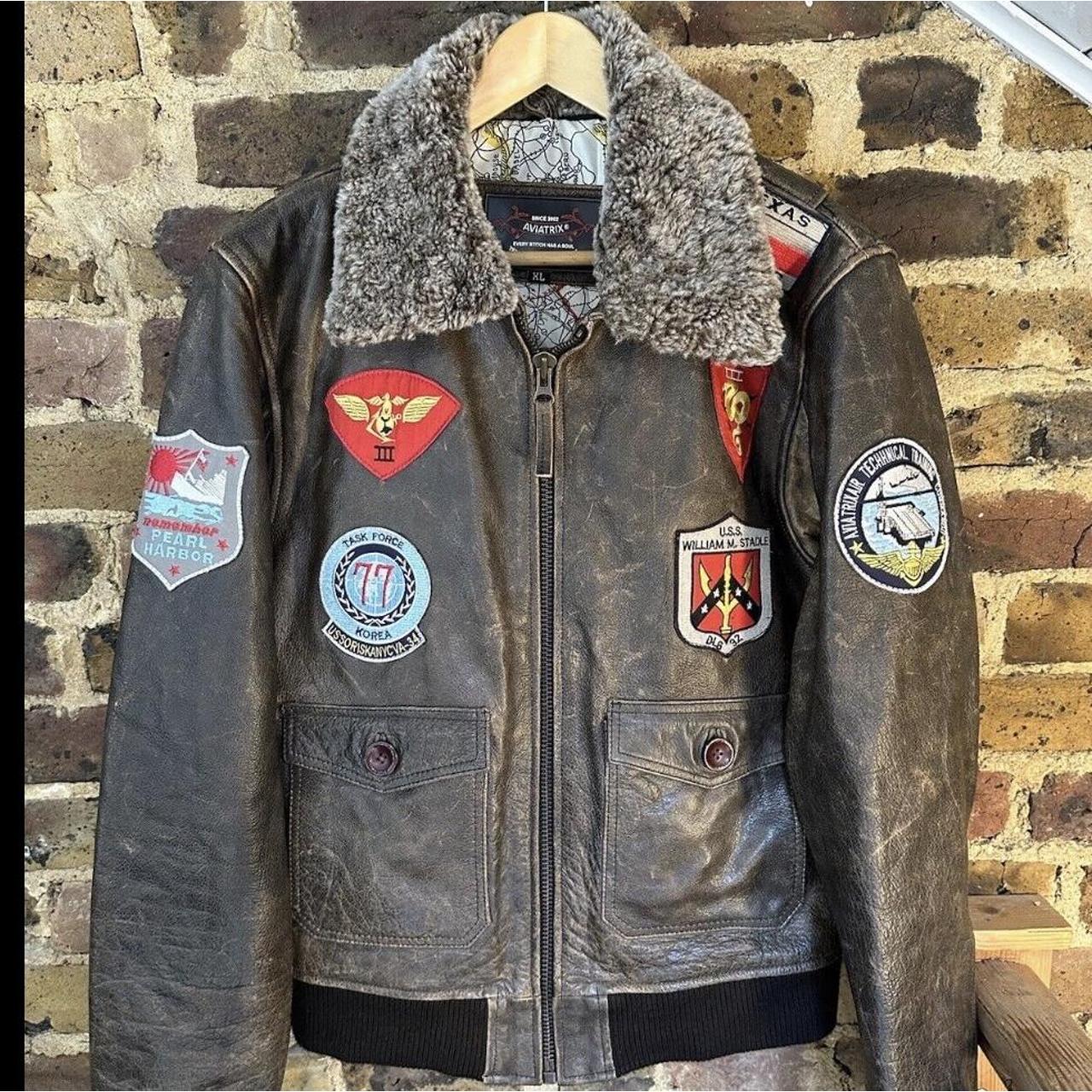 Interest check S Brown Unisex Aviatrix leather... - Depop