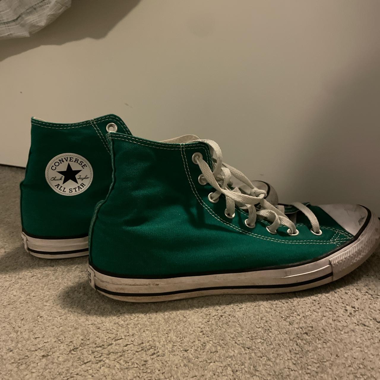 Green Converse💚 Woman’s 12, Men’s 10 #converse #green - Depop