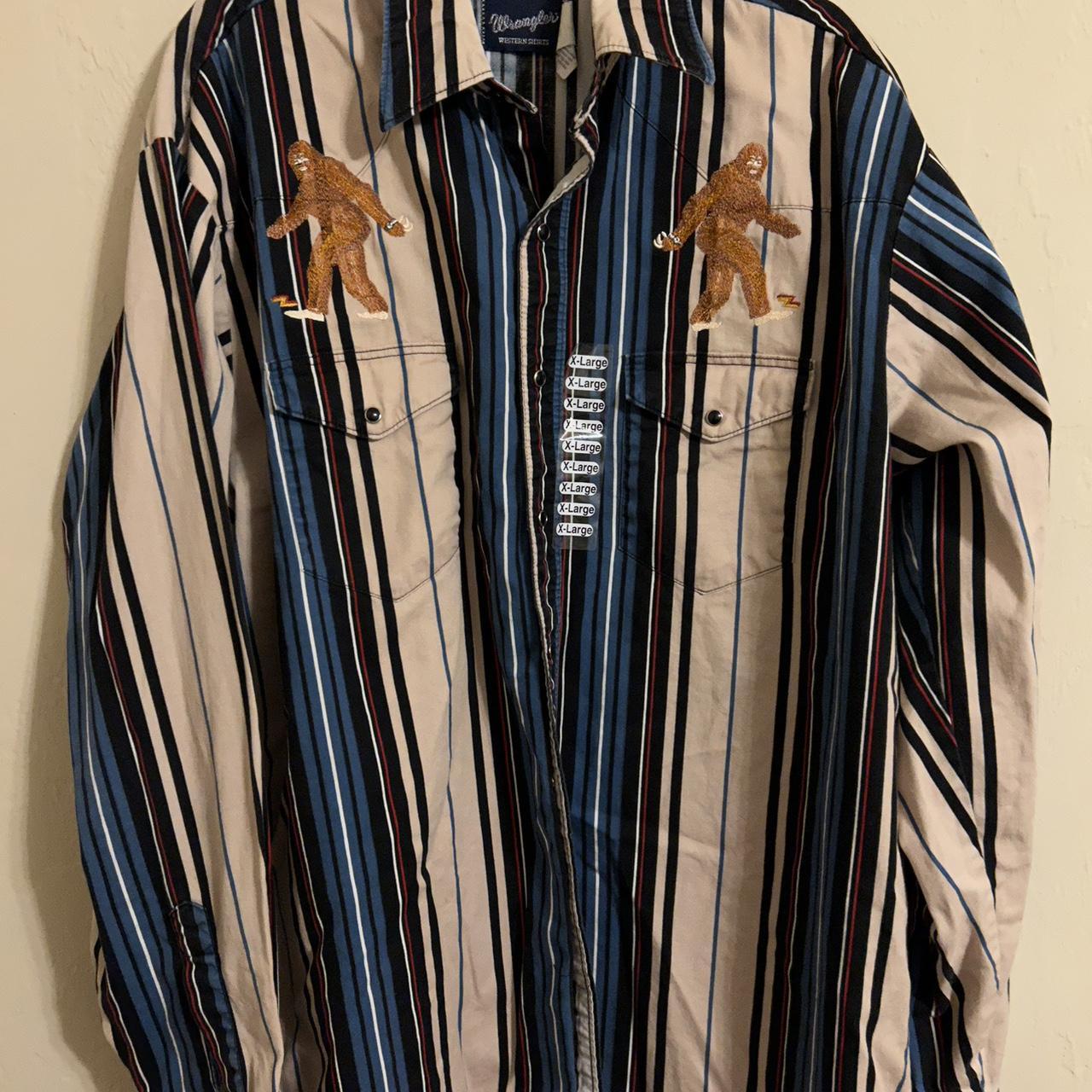 Triple Z Threadz custom designer Wrangler Flannel... - Depop