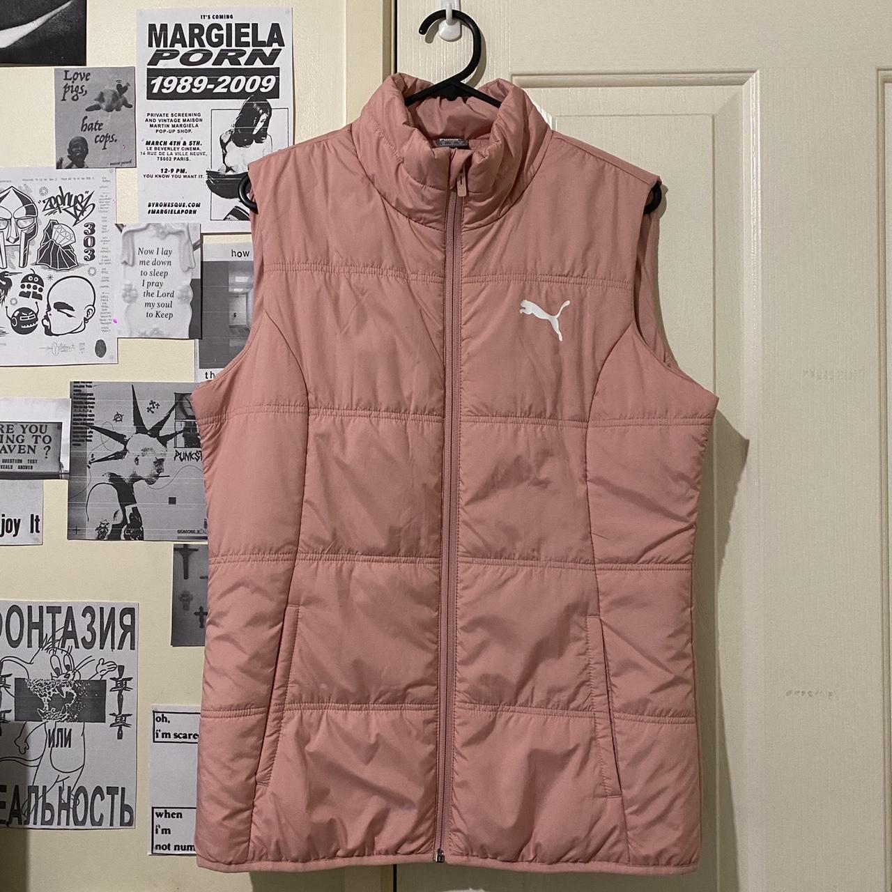 supa cute n cozy baby pink puffer 🎀 this vest is... - Depop