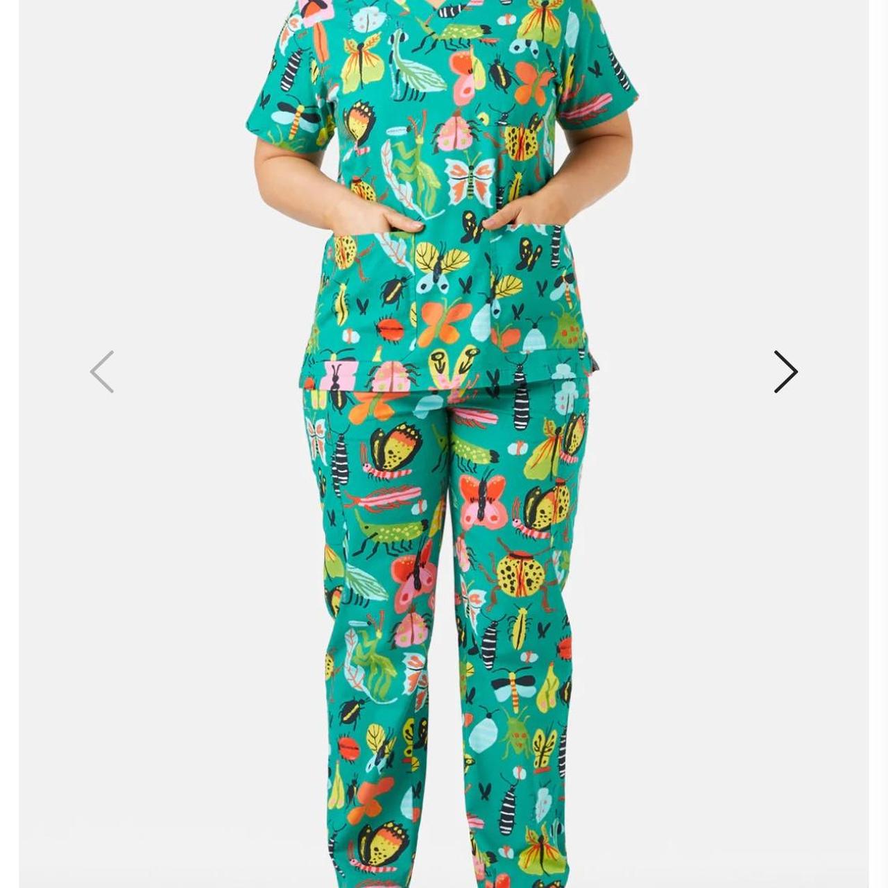 Gorman scrubs sets top and pants both are size large... - Depop