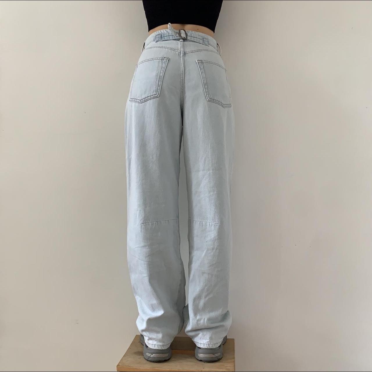 Urban outfitters BDG puddle jeans, bleach pale denim... - Depop