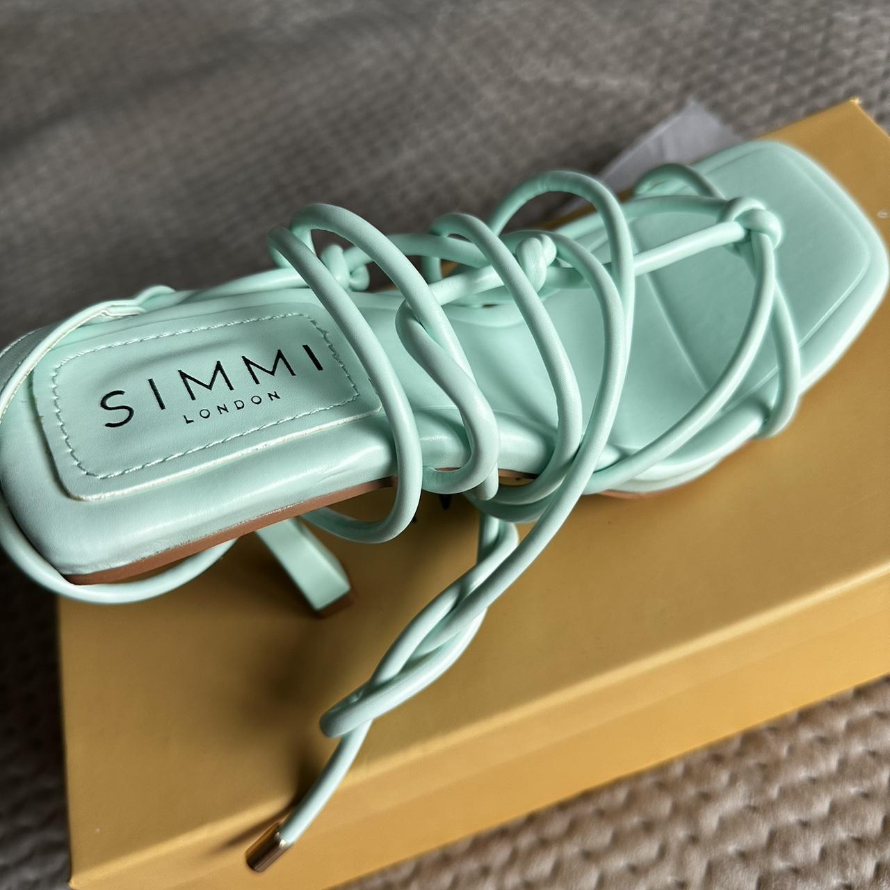 Simmi strap up heels-never worn - Depop