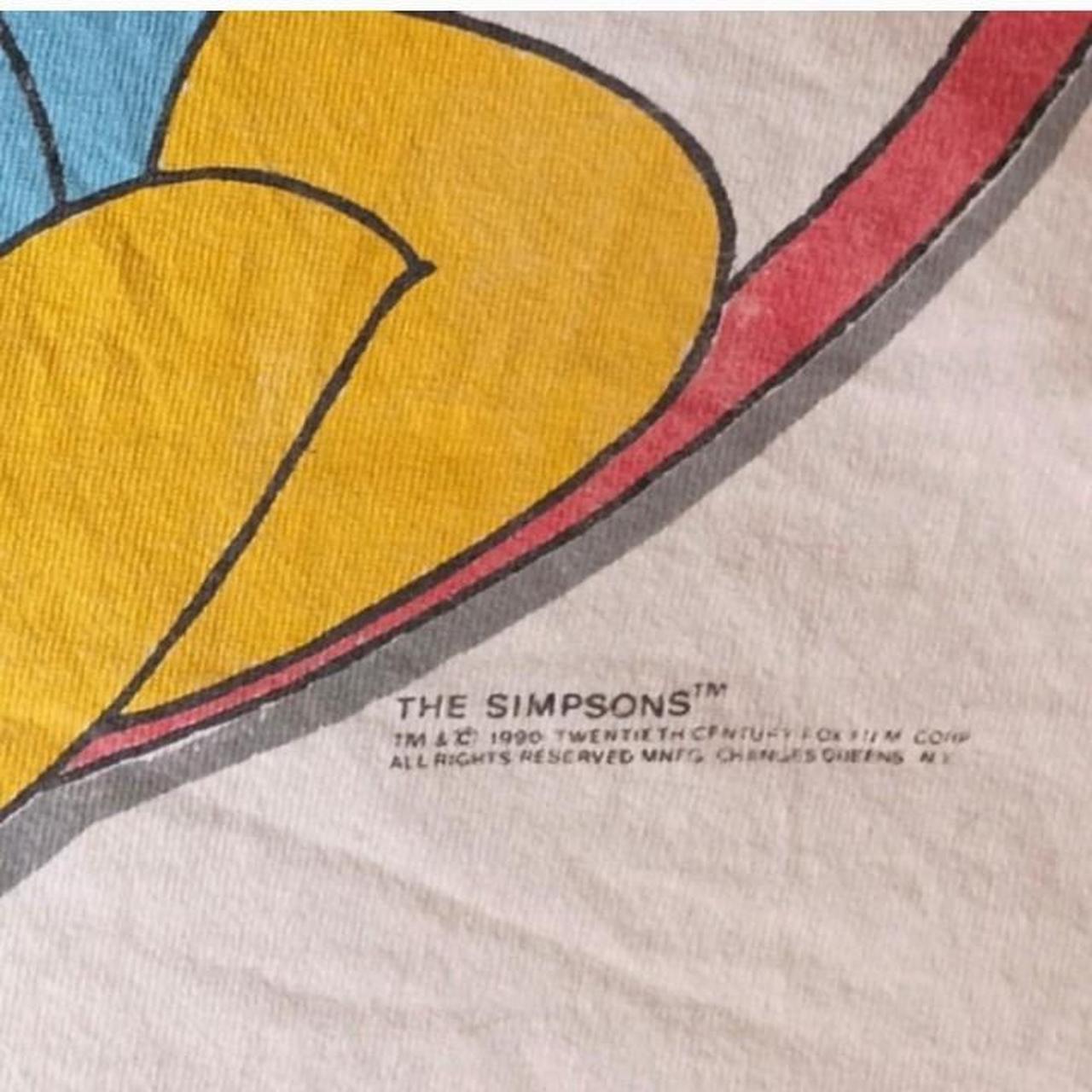 vintage 1990 Simpsons EAT MY SHORTS Tank Top Size XL... - Depop