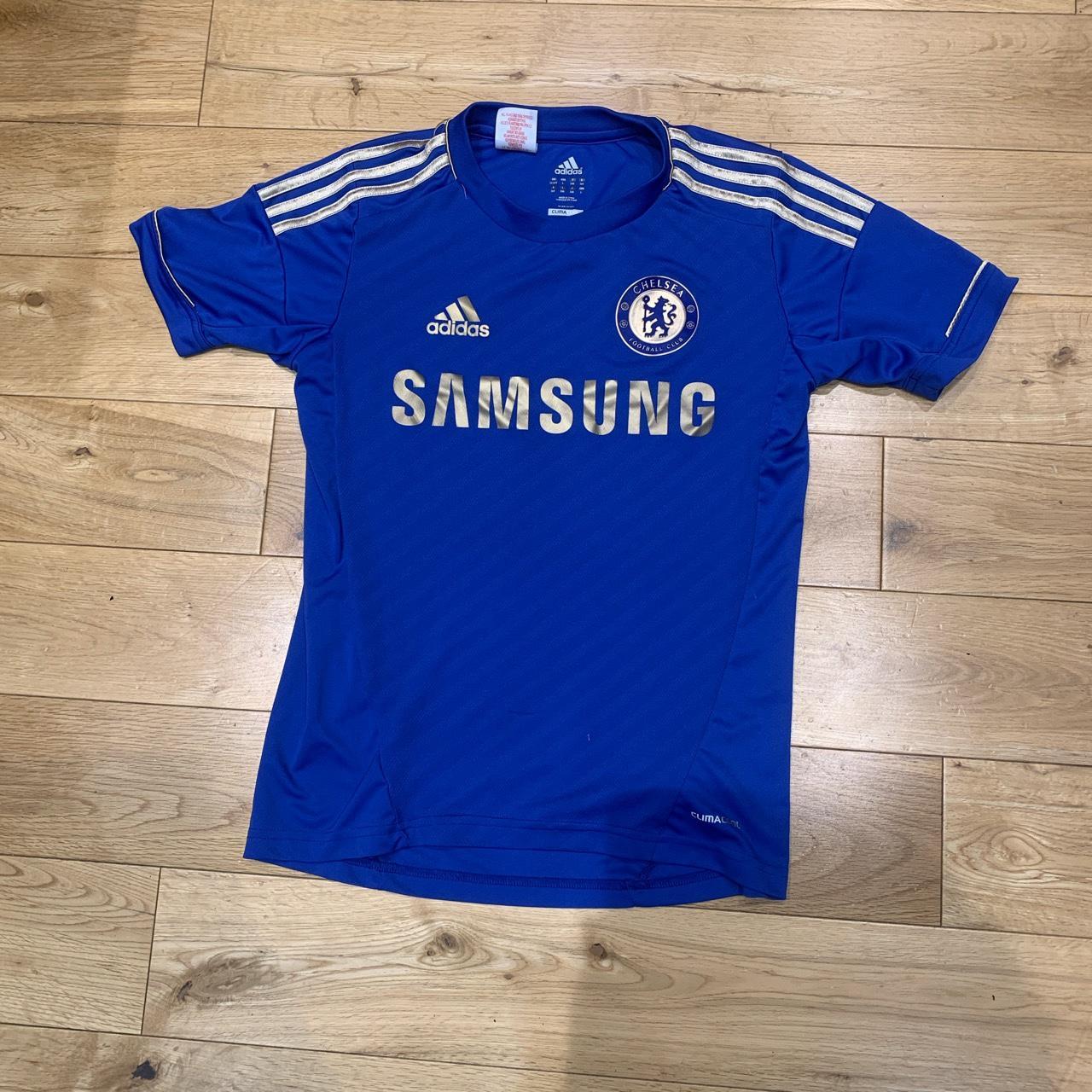 Chelsea FC 2012/13 Home kit in blue and gold after... - Depop