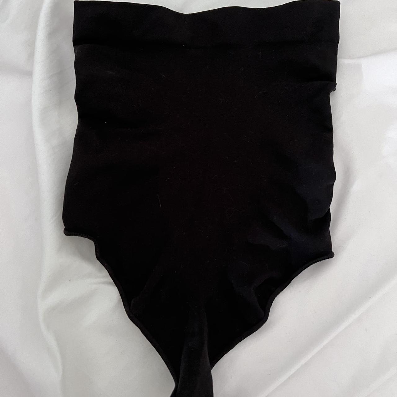 Skims black high waisted tong shape-wear. Never worn... - Depop