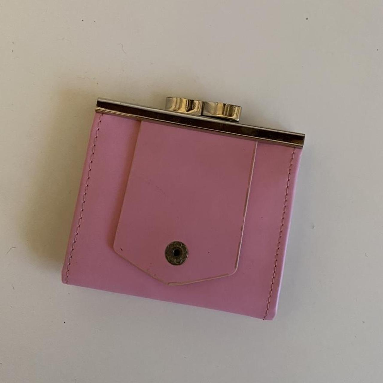 gloomy bear pink wallet. okay condition, from early... - Depop