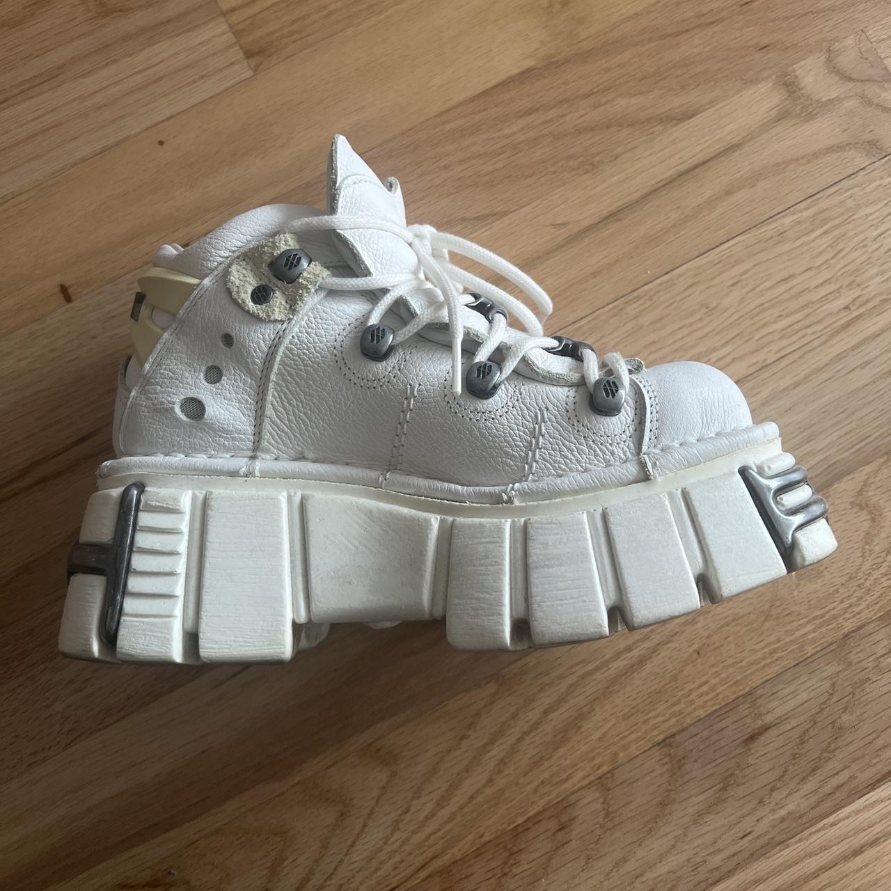 White New Rock ankle boots Great condition, no... | Depop