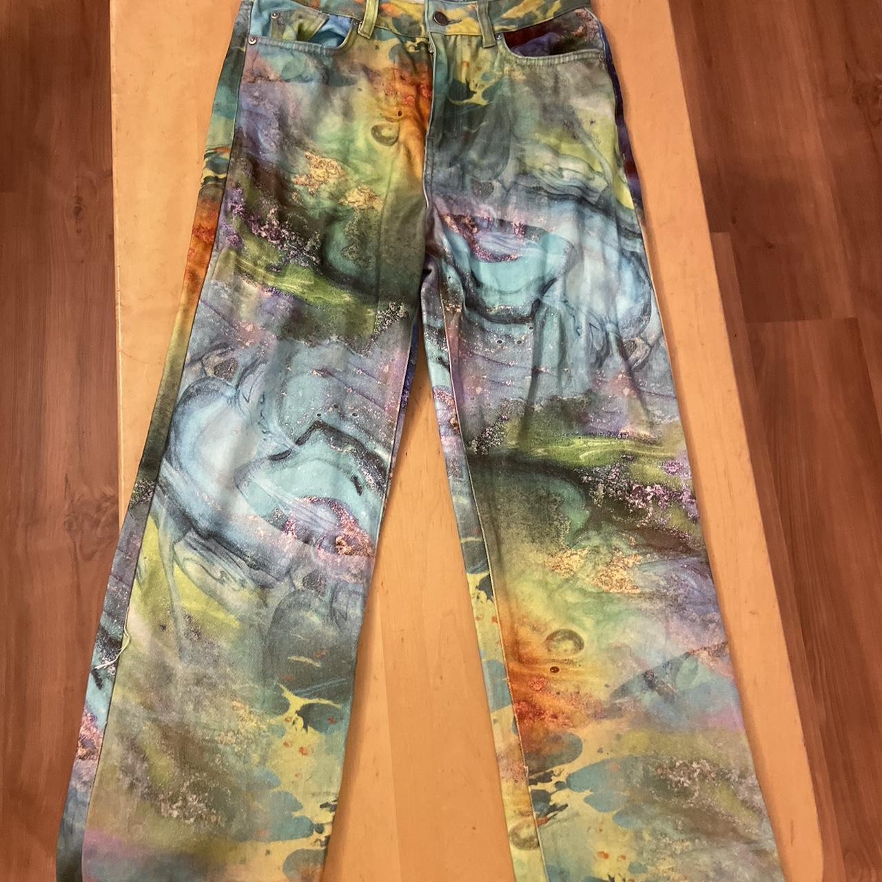 Jaded London Men's Multi Jeans | Depop