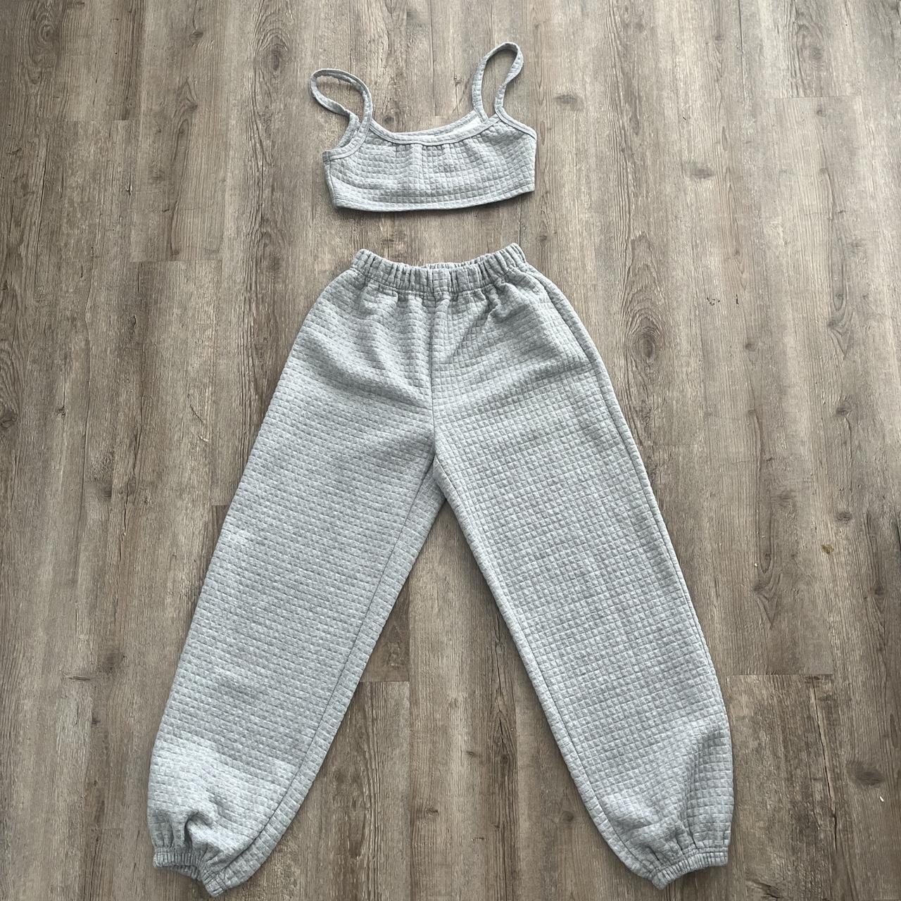 princess Polly gray waffle set US 6 - Depop