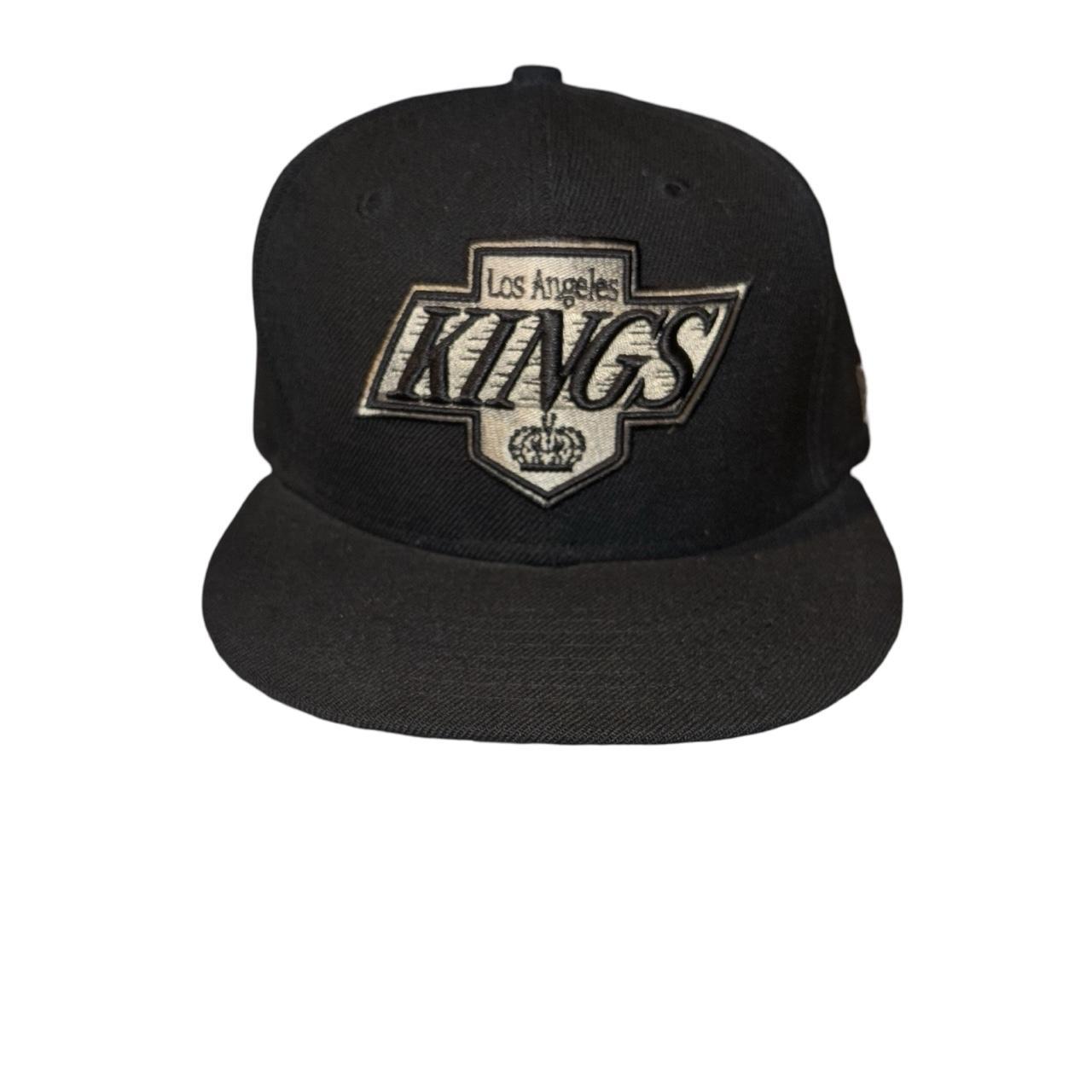 New Era NHL Los Angeles Kings Snapback Hat Black One... | Depop