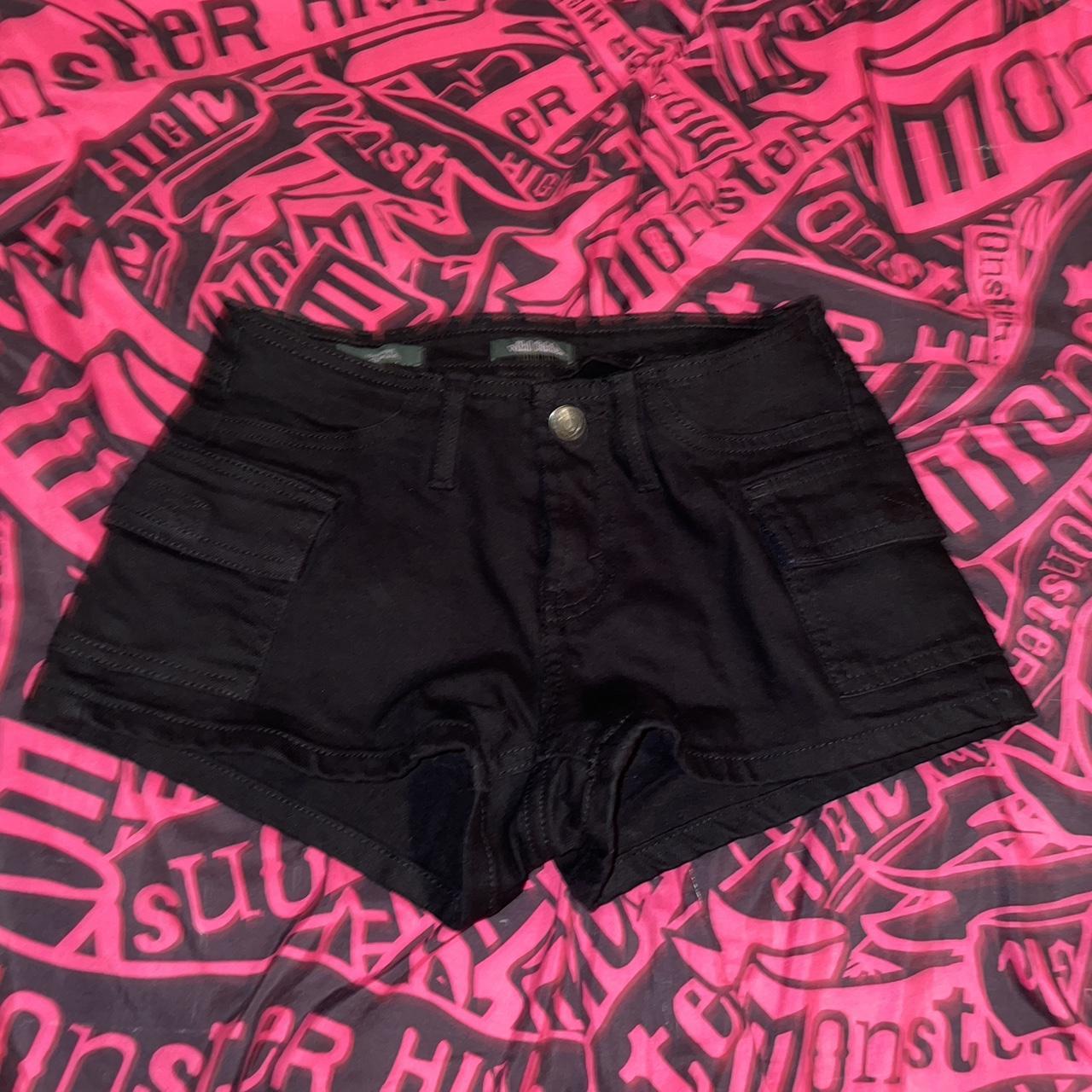 Never worn low rise super short shorts Size is 00... - Depop