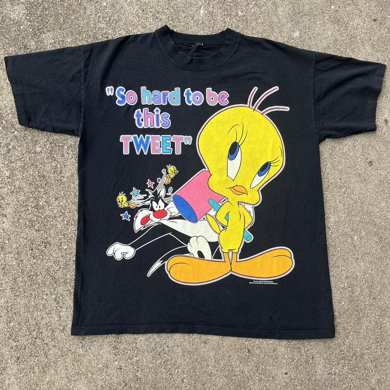 Vintage Mens Looney Tunes Tweety Bird Sylvester Cat Depop