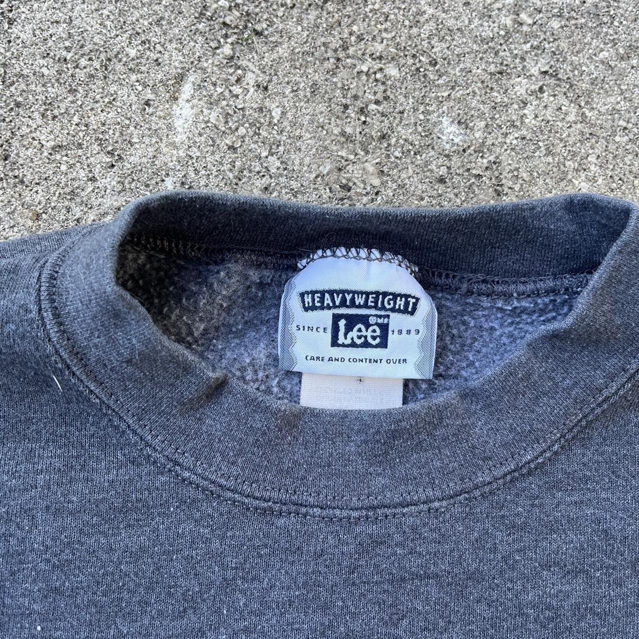 Vintage Mens Lee Heavyweight Gray Ball State... - Depop