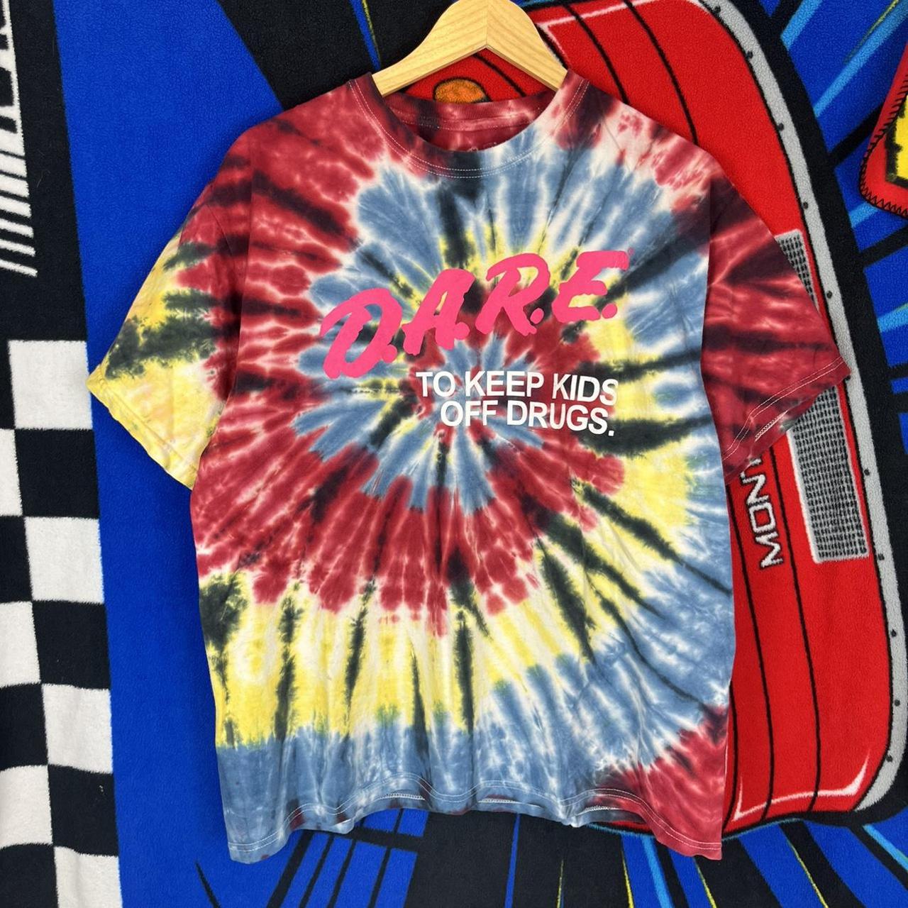 Modern Dare Hippie Tye Dye Tshirt Size Large... - Depop