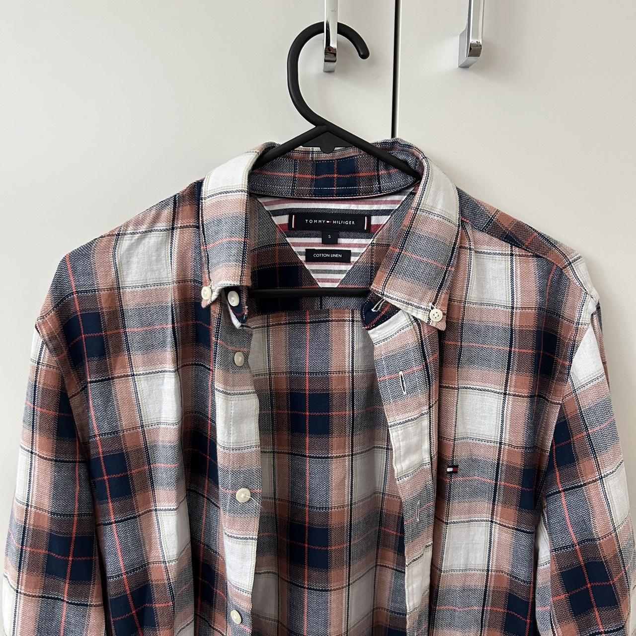 Tommy Hilfiger Button Up Flannel Shirt Size S Brand... - Depop