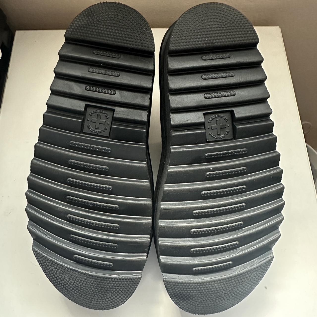 DOC MARTEN / DR. MARTEN BLAIRE LEATHER SLIDE SANDALS... - Depop