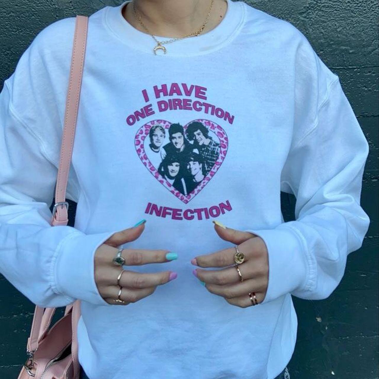i have one direction infection crewneck size... - Depop